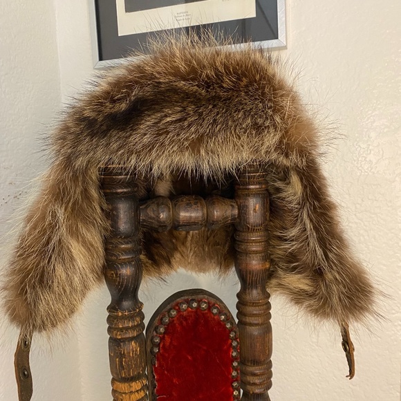 Cote Cuir | Accessories | Cote Cuir Fur Trapper Hat With Tweed Fur ...